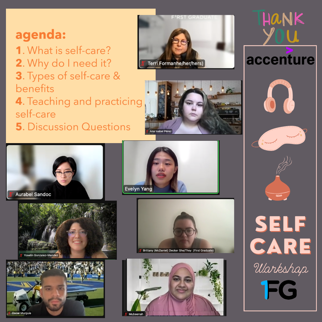 Accenture week of volunteer work with FG - First Graduate